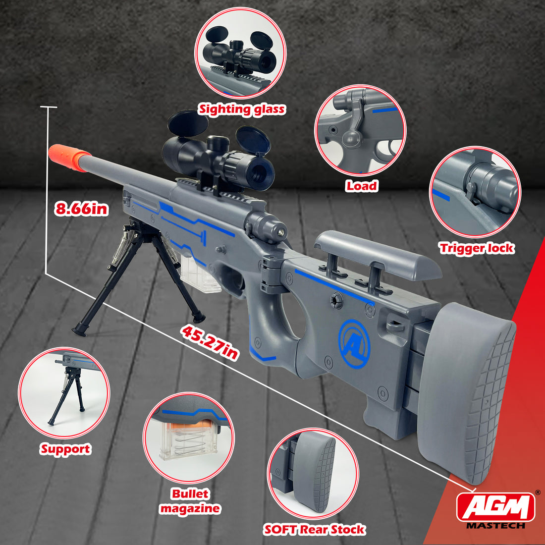 Precision and Power - Toy AWM Sniper Rifle